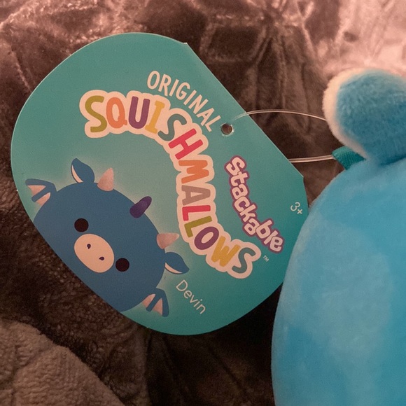 Squishmallows | Toys | Brand New Devin The Cow Stackable Squishmellow ...